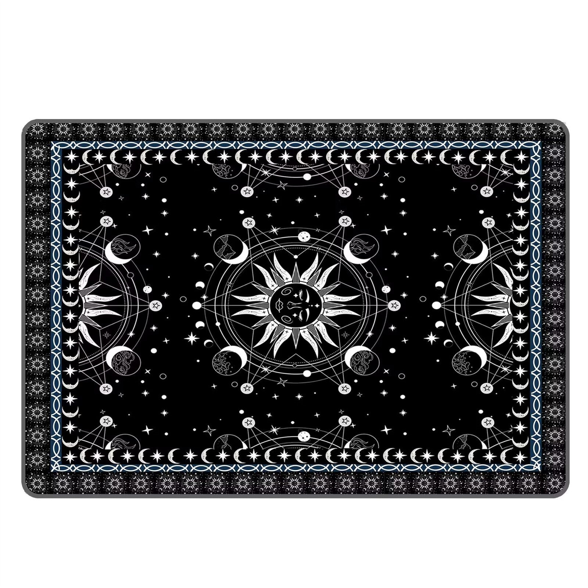 The Holiday Aisle® 5' X 7' Sun And Moon Rug Boho Celestial Area Rugs ...