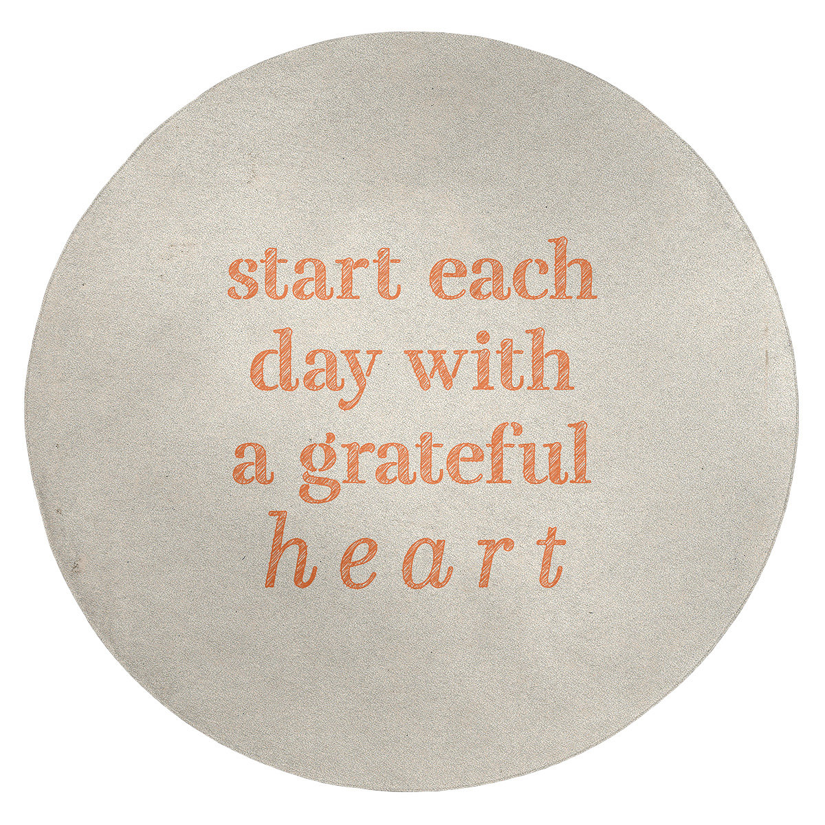 East Urban Home Quotes Handwritten Gratitude Inspirational Quote Poly ...