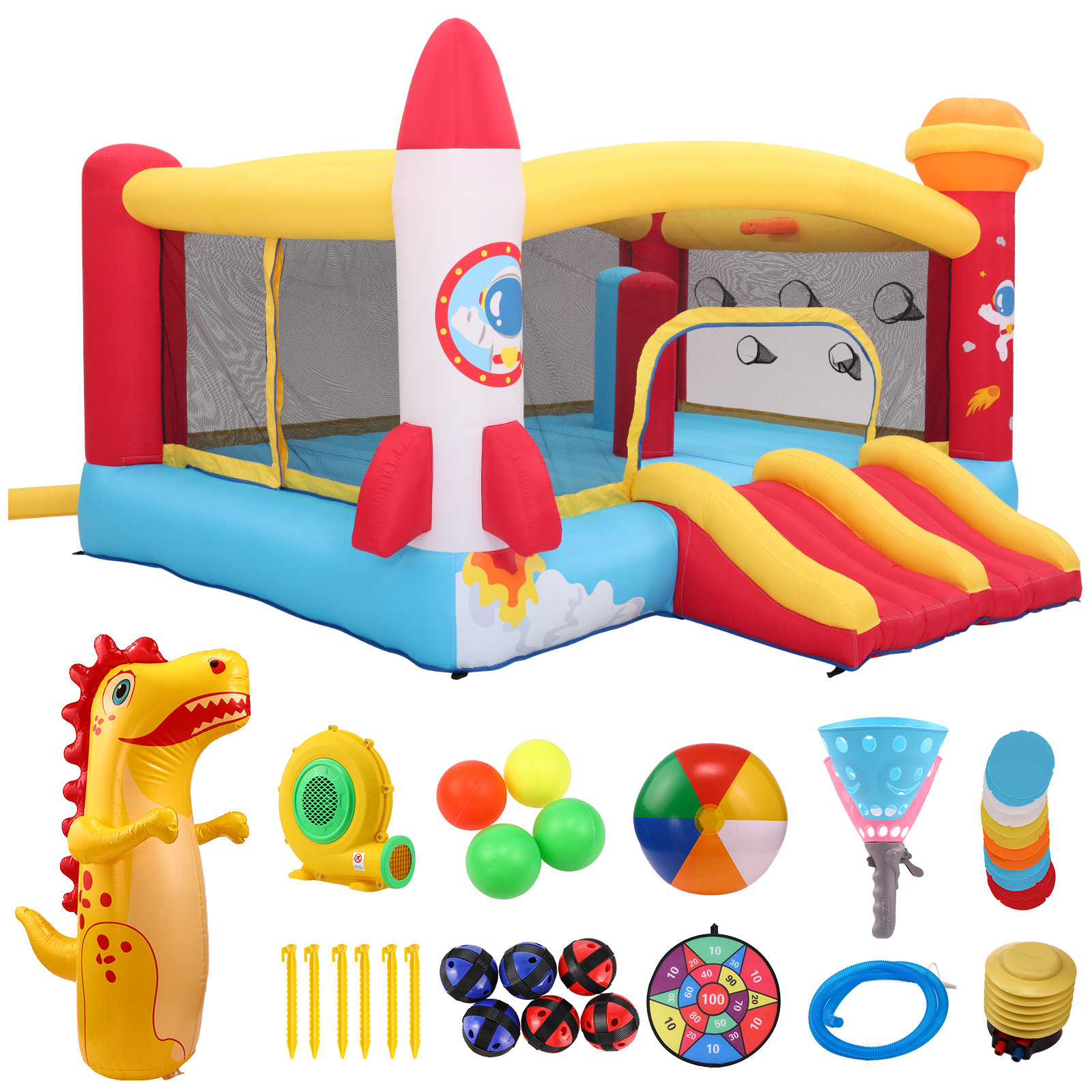 DreamDwell Home 13x11x7ft Extra Large Inflatable Bounce House With Air ...