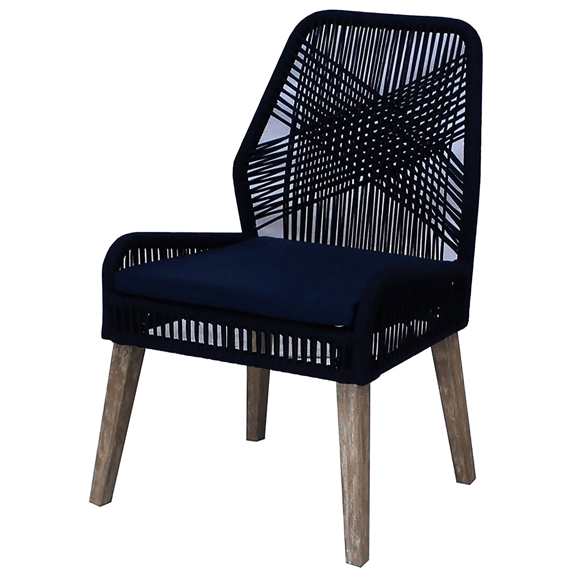 Hokku Designs Dark Navy Side Chairs (2 Units) - Construction, Rustic ...