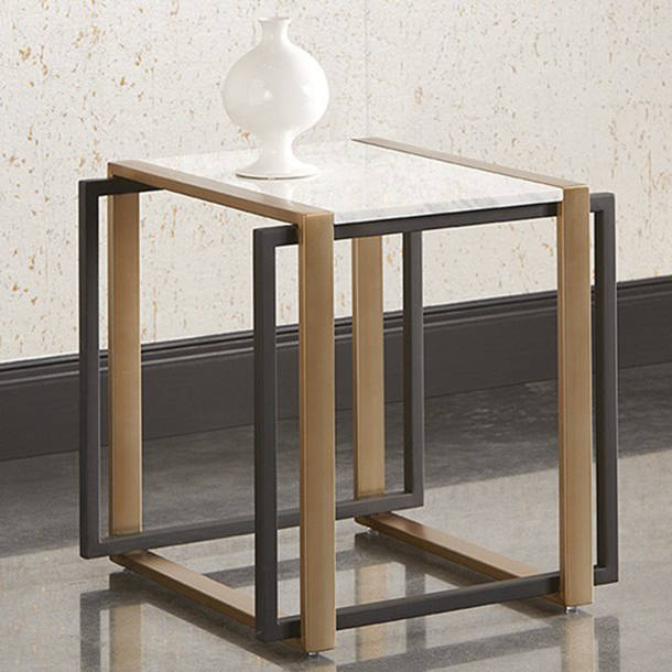 Noir Caine 56" Solid Wood Console Table | Wayfair