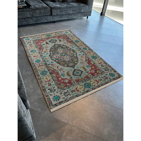 Alcott Hill® Darrett Machine Washable Moroccan Rug - Wayfair Canada