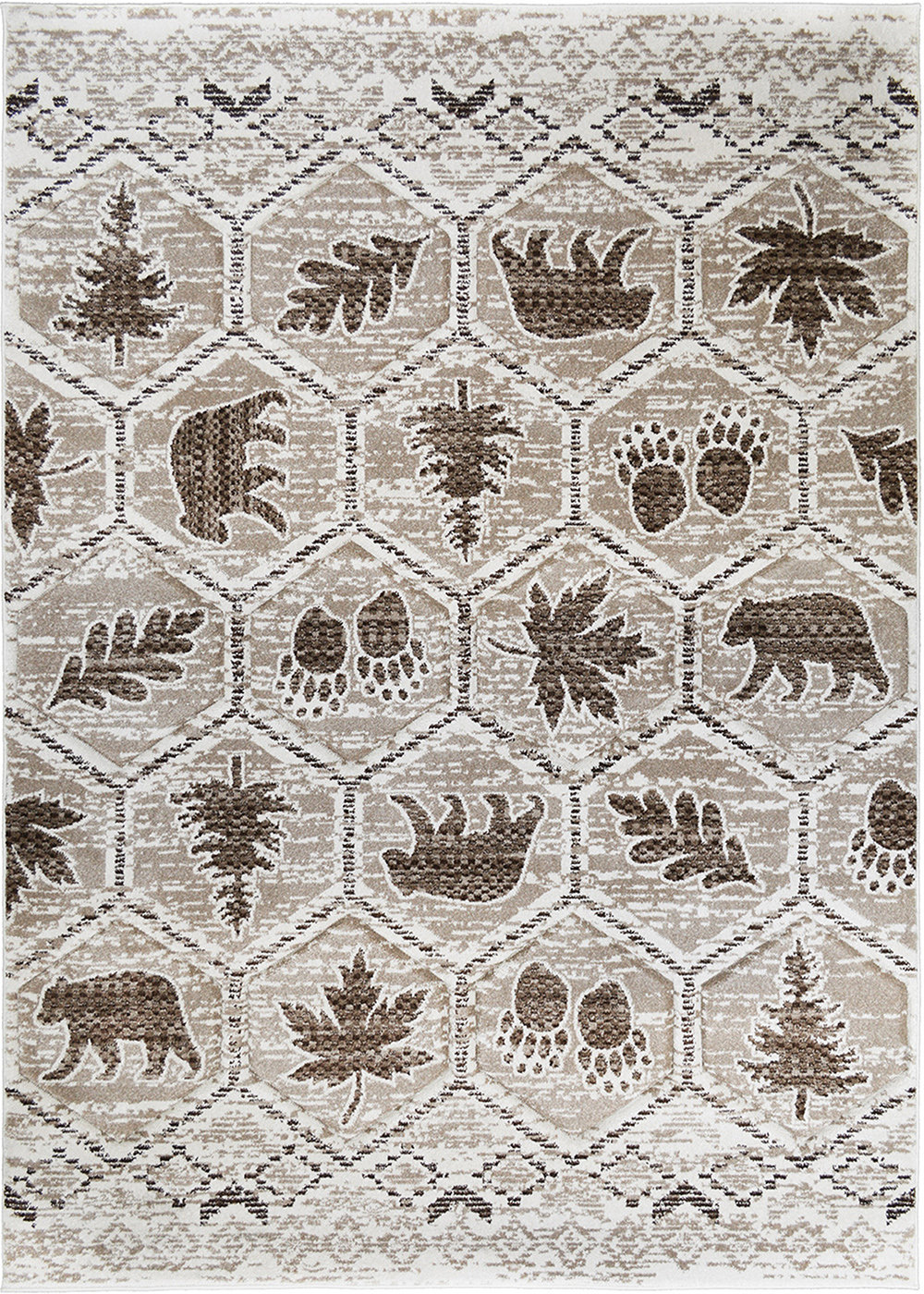 Mayberry Rug Tacoma Camp Creek Brown Area Rug | Wayfair