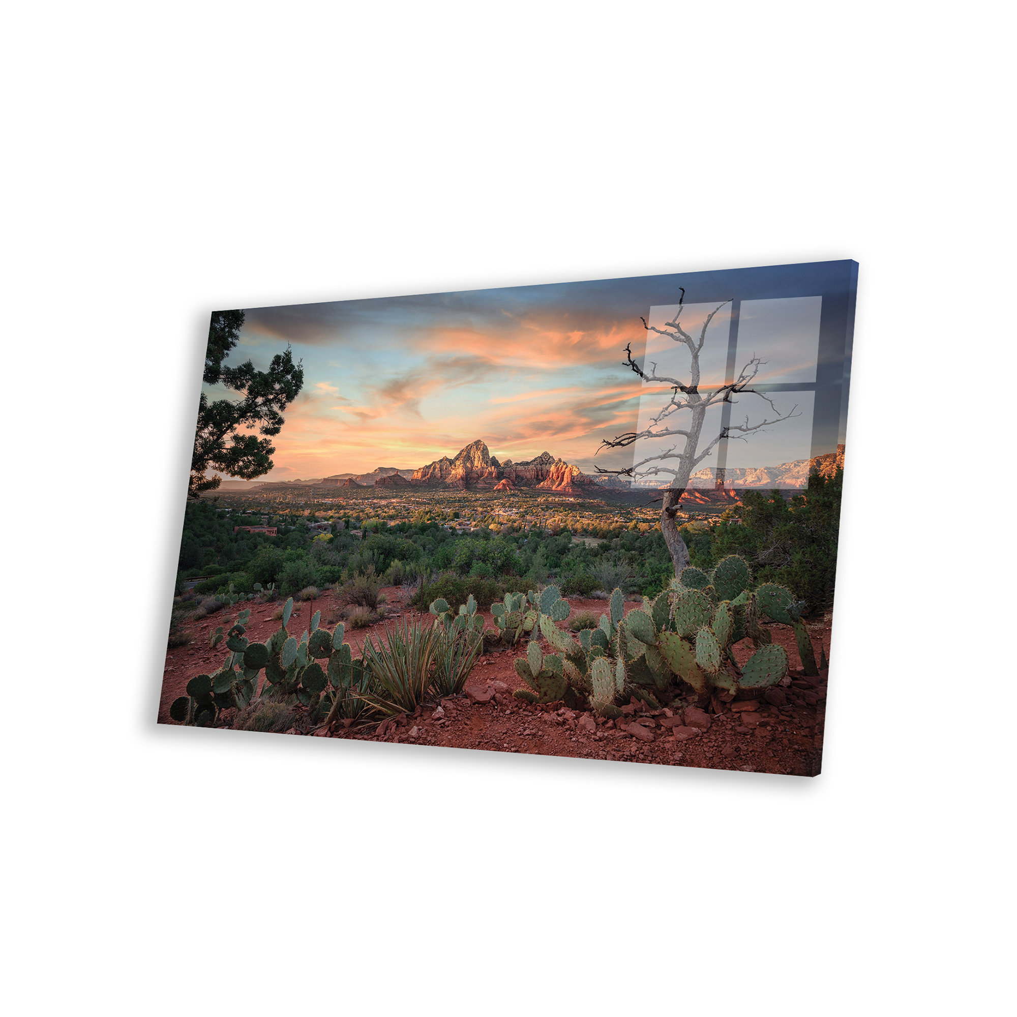 Loon Peak® Sedona Arizona Skyline On Plastic / Acrylic by Jonathan Ross ...