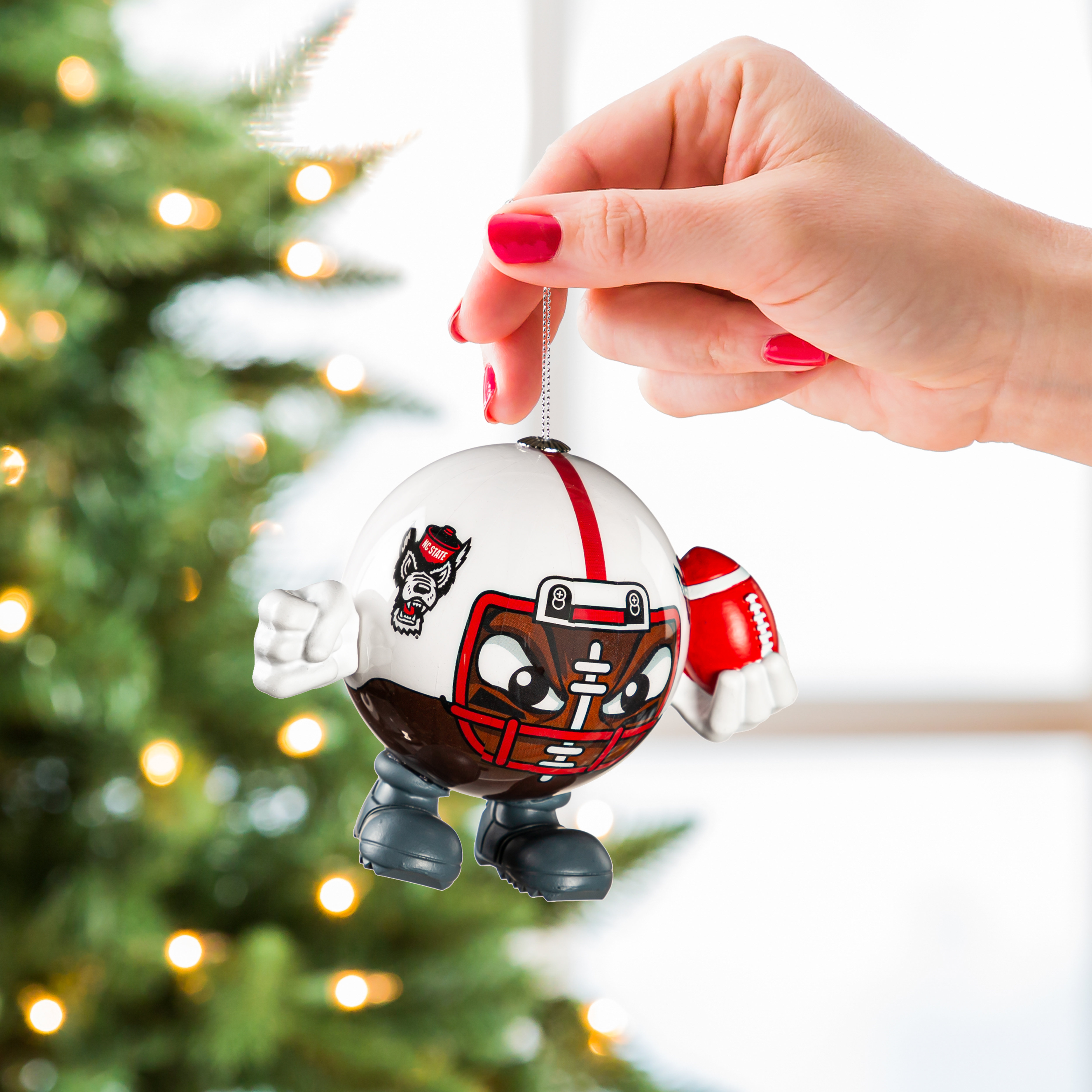 Evergreen Enterprises, Inc North Carolina State, Ball Head Ornament ...