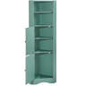 Red Barrel Studio® High bathroom corner cabinet, separate locker, door ...
