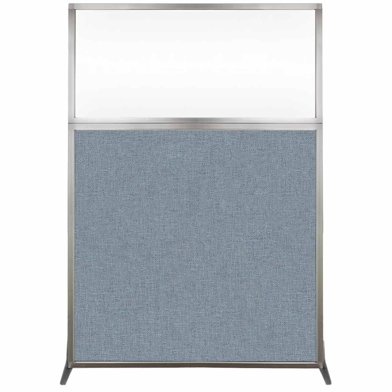 Versare 6' Tall Hush Screen Portable Partition - Frosted Window | Wayfair