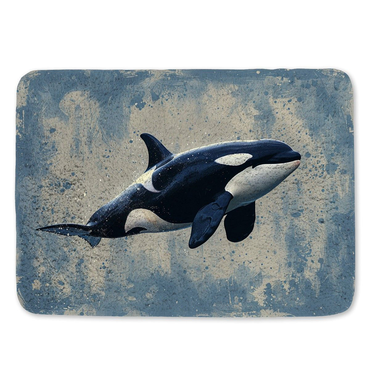 Millwood Pines Orca Bath Mat Marine Life Bathroom Decor Swimming Mammal ...