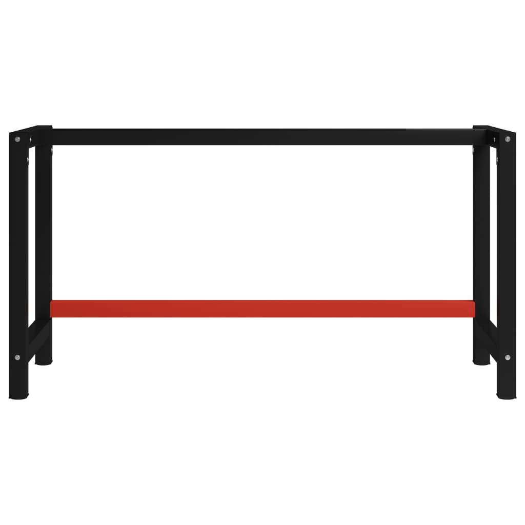 WFX Utility™ Work Bench Frame Metal Black and Red & Reviews | Wayfair
