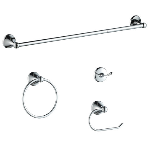 FORIOUS 4 - Piece Bathroom Hardware Set & Reviews | Wayfair