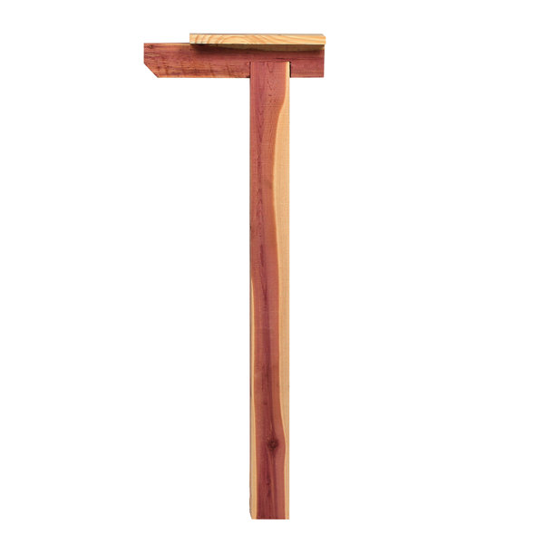 Architectural Mailboxes Gibraltar Cedar Drive-in, Top Mount, Mailbox ...