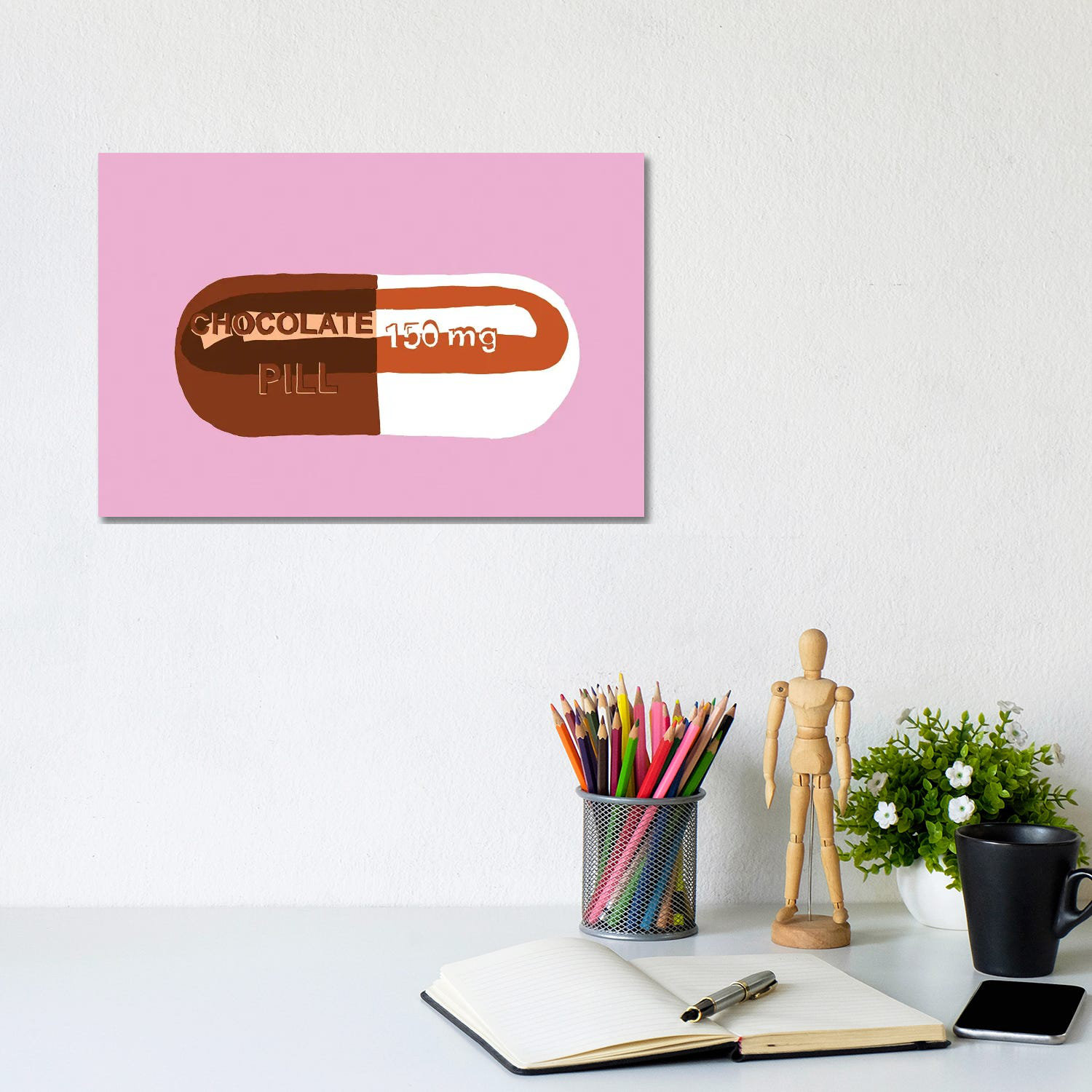 Happy Larry Chocolate Pill Pink | Wayfair.co.uk