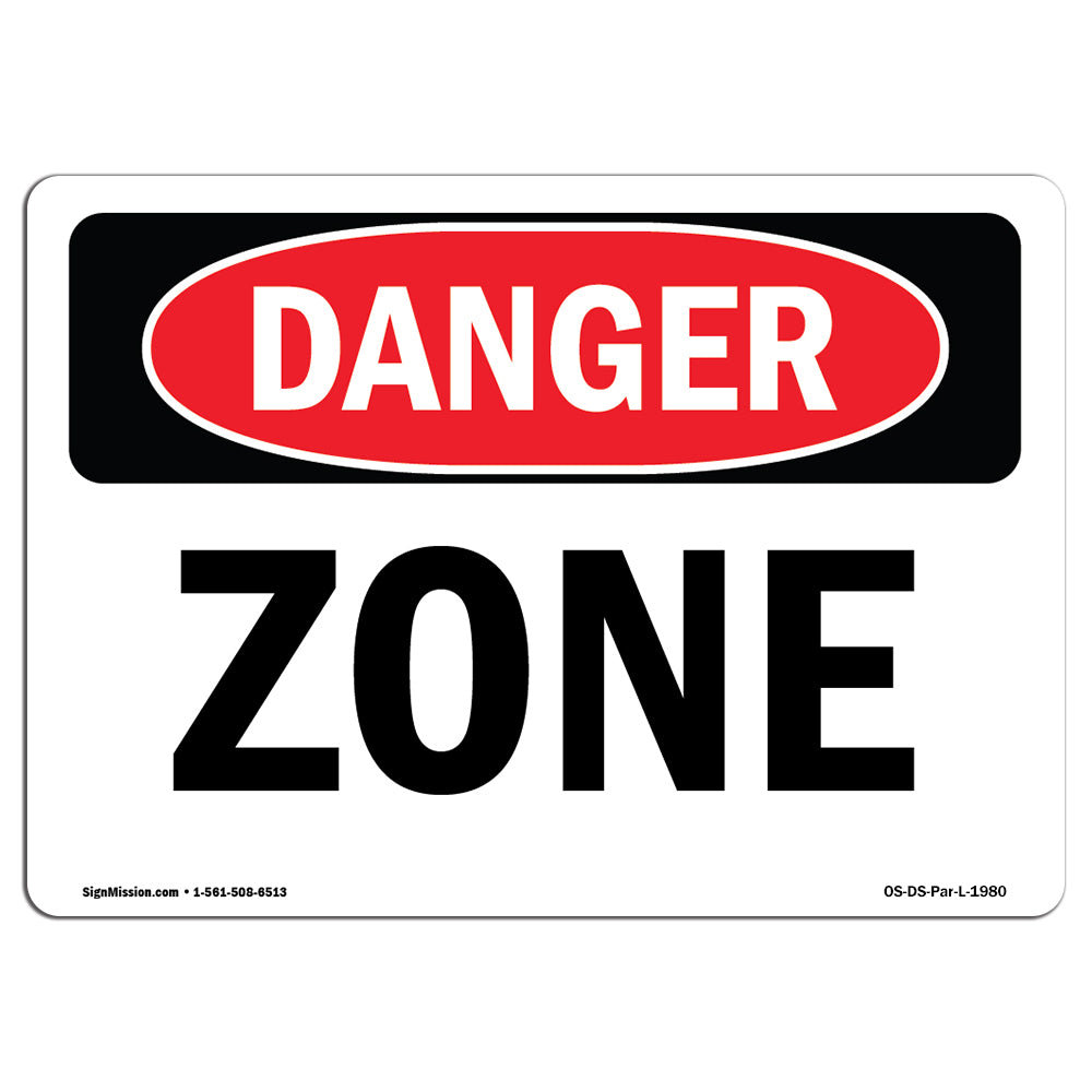 SignMission Danger Zone Sign - Wayfair Canada