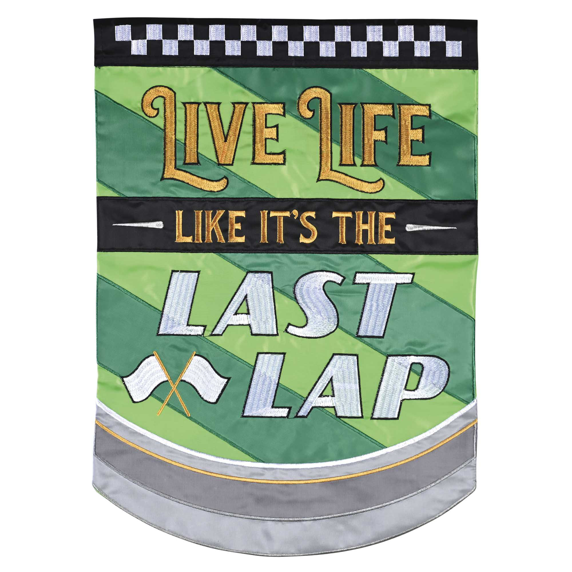 Arlmont & Co. Flag Live Life Like Last Lap 13x18 - Wayfair Canada