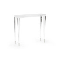 Interlude Ava Glass Console Table | Perigold