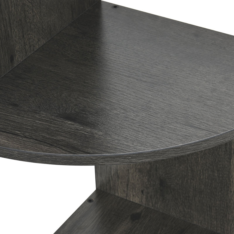 Ebern Designs 69"H 6-Tier Corner Etagere Bookcase & Reviews - Wayfair ...