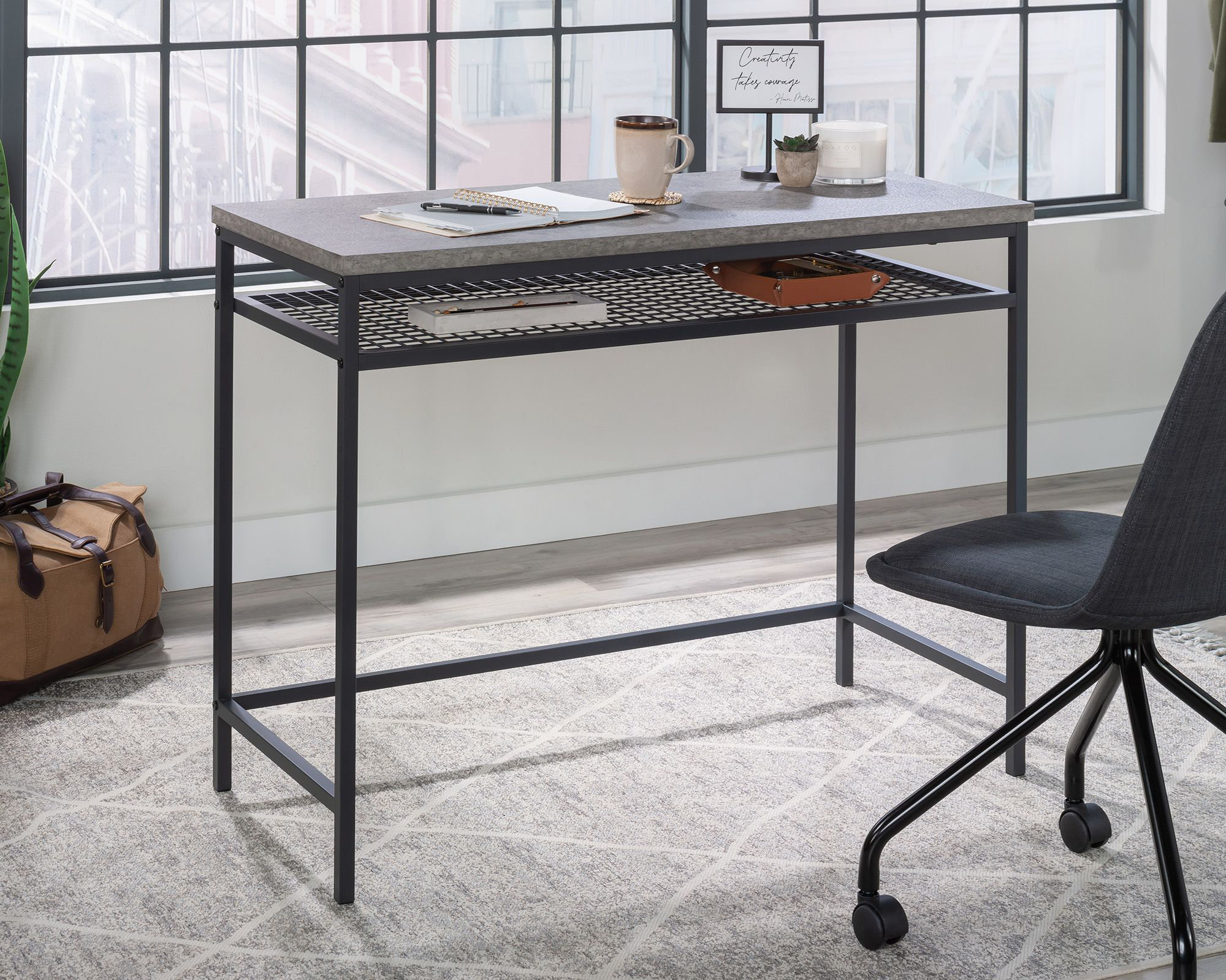 17 Stories Quadry 40'' W Rectangle Writing Desk | Wayfair
