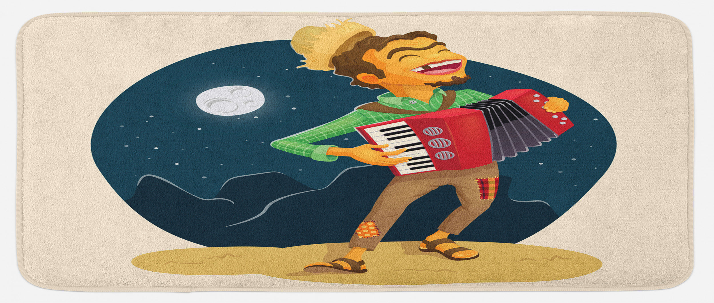 East Urban Home Music Kitchen Mat | Wayfair