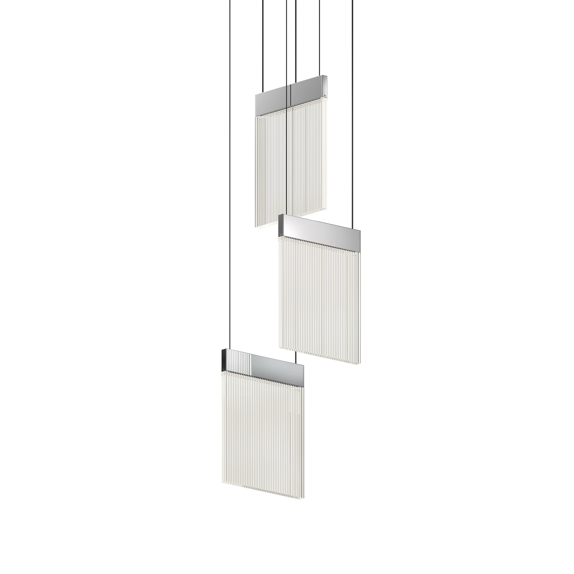 SONNEMAN V Panels 3 - Light LED Unique/Statement Pendant | Wayfair
