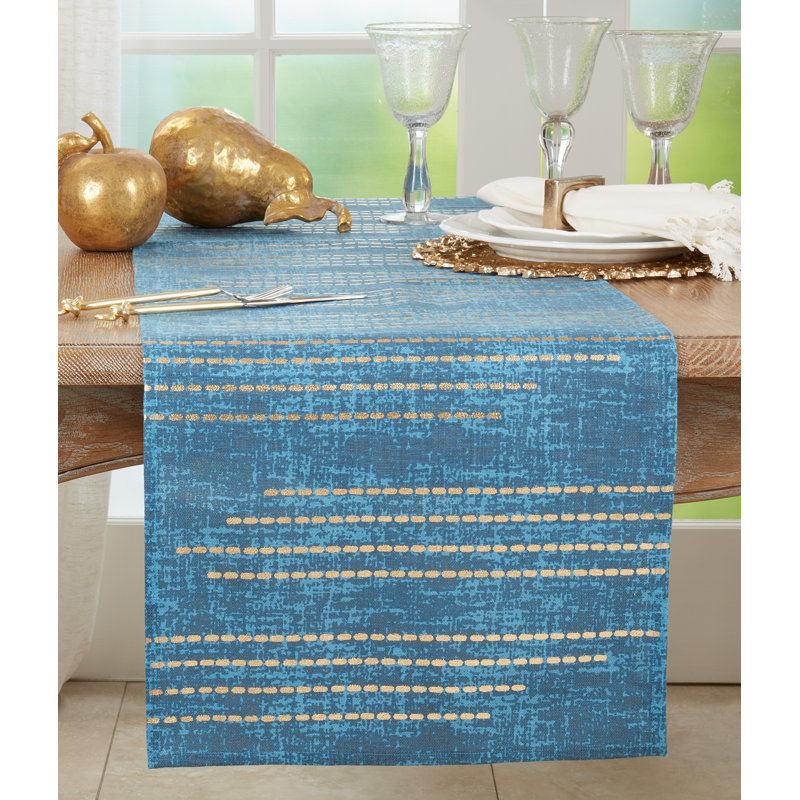 Saro Rectangular Table Runner | Wayfair