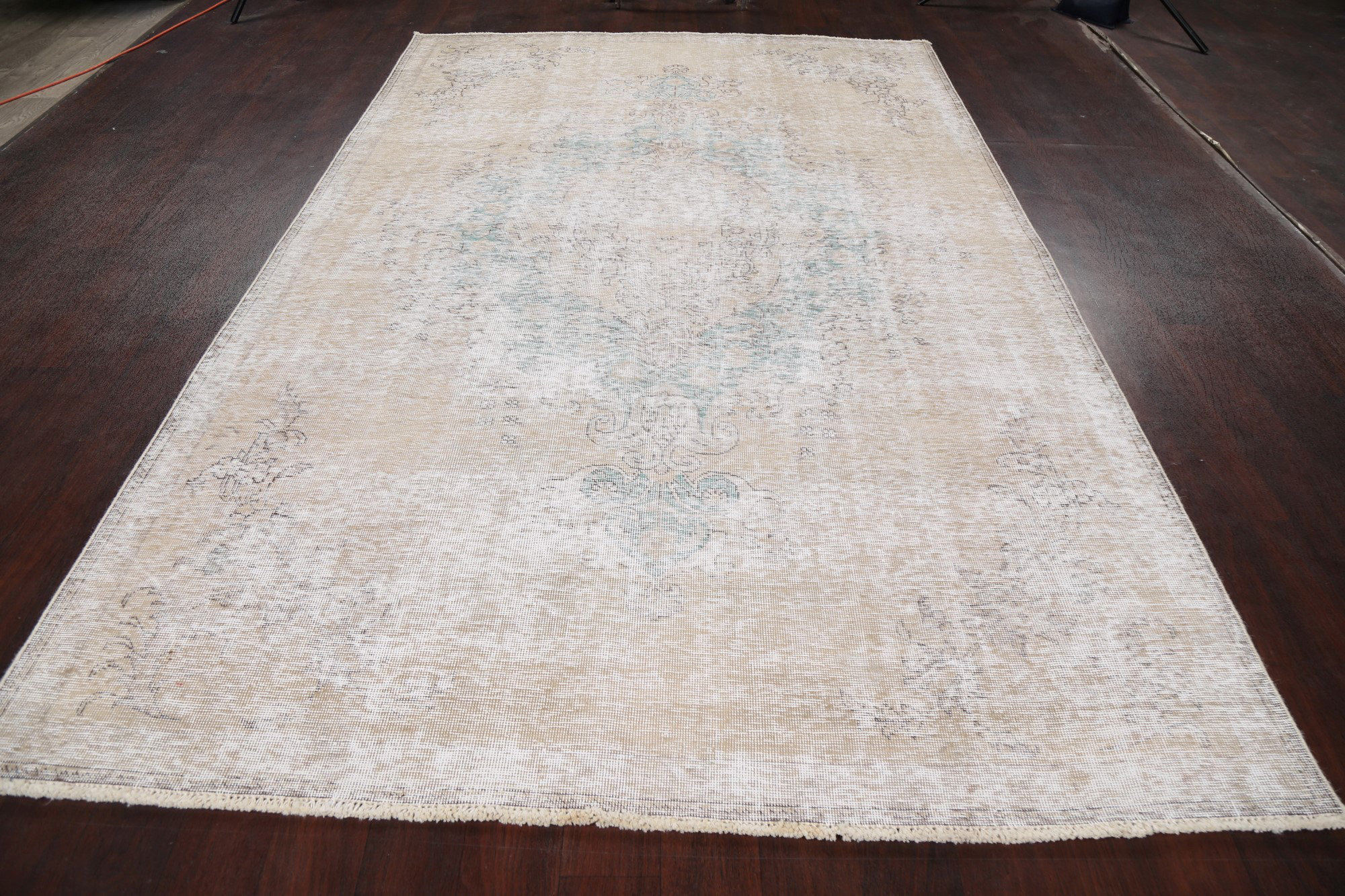 One Allium Way® One-of-a-Kind Hand-Knotted 1950s 6'2" x 9'8" Wool Area ...