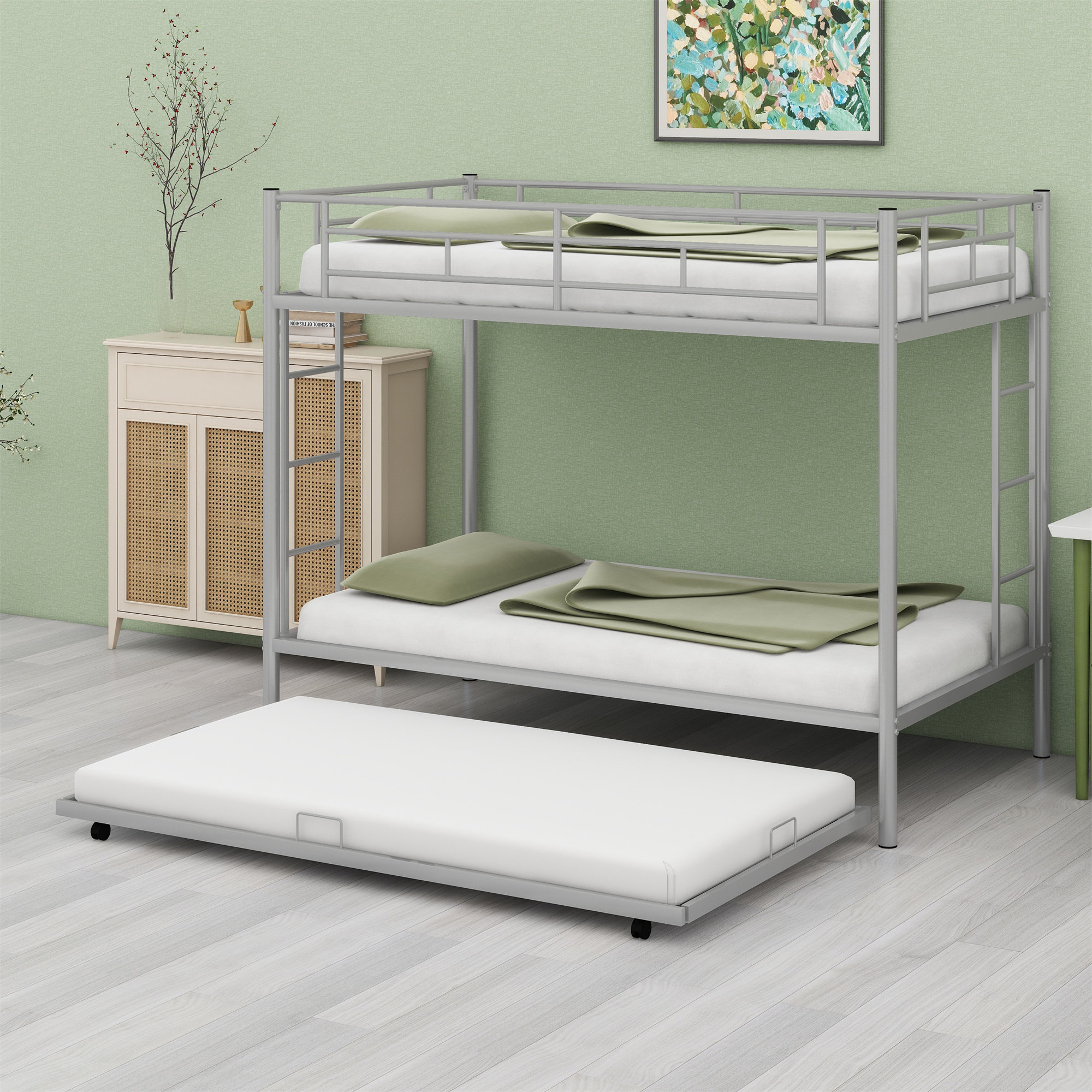 Isabelle & Max™ Bunk Bed With Trundle | Wayfair