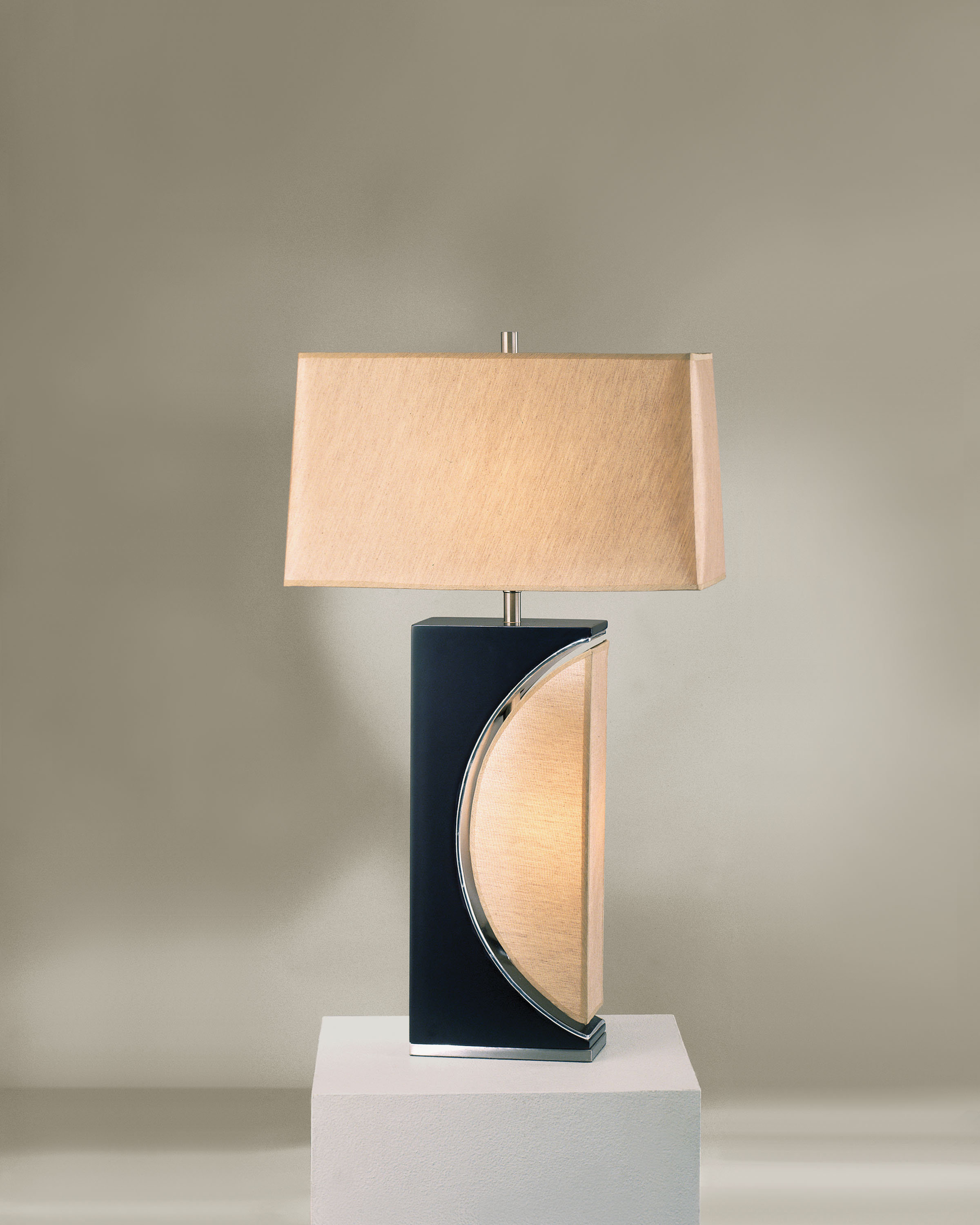 Nova of California Half Moon Table Lamp with Nightlight feature - 30 ...
