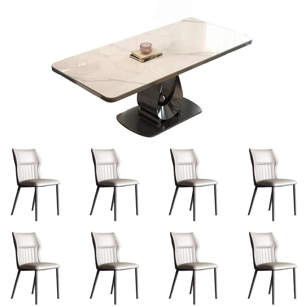 Elamer French light luxury high-end dining table set | Wayfair