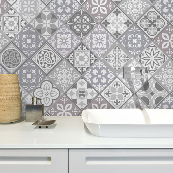 Latitude Vive Edwin 15cm x 15cm Mosaic Tile | Wayfair.ie