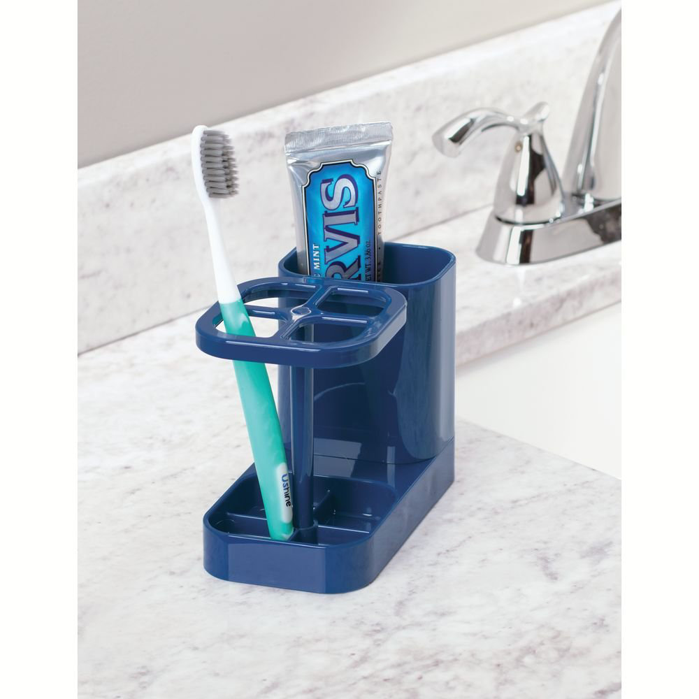 Latitude Run® Bathroom Toothbrush And Toothpaste Stand/Holder And ...