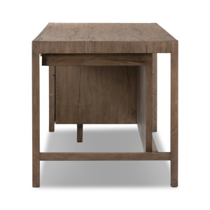 Joss & Main Hank Solid Wood Base Executive Desk | Wayfair