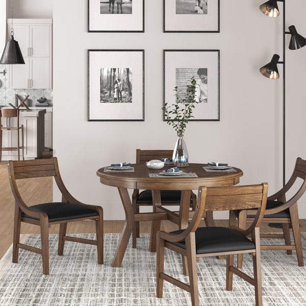 HH2 Home Cooper Wood 5 Piece Game Set, Brown | Wayfair