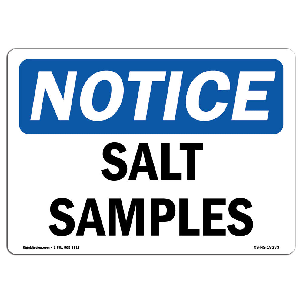 SignMission Salt Samples Sign - Wayfair Canada