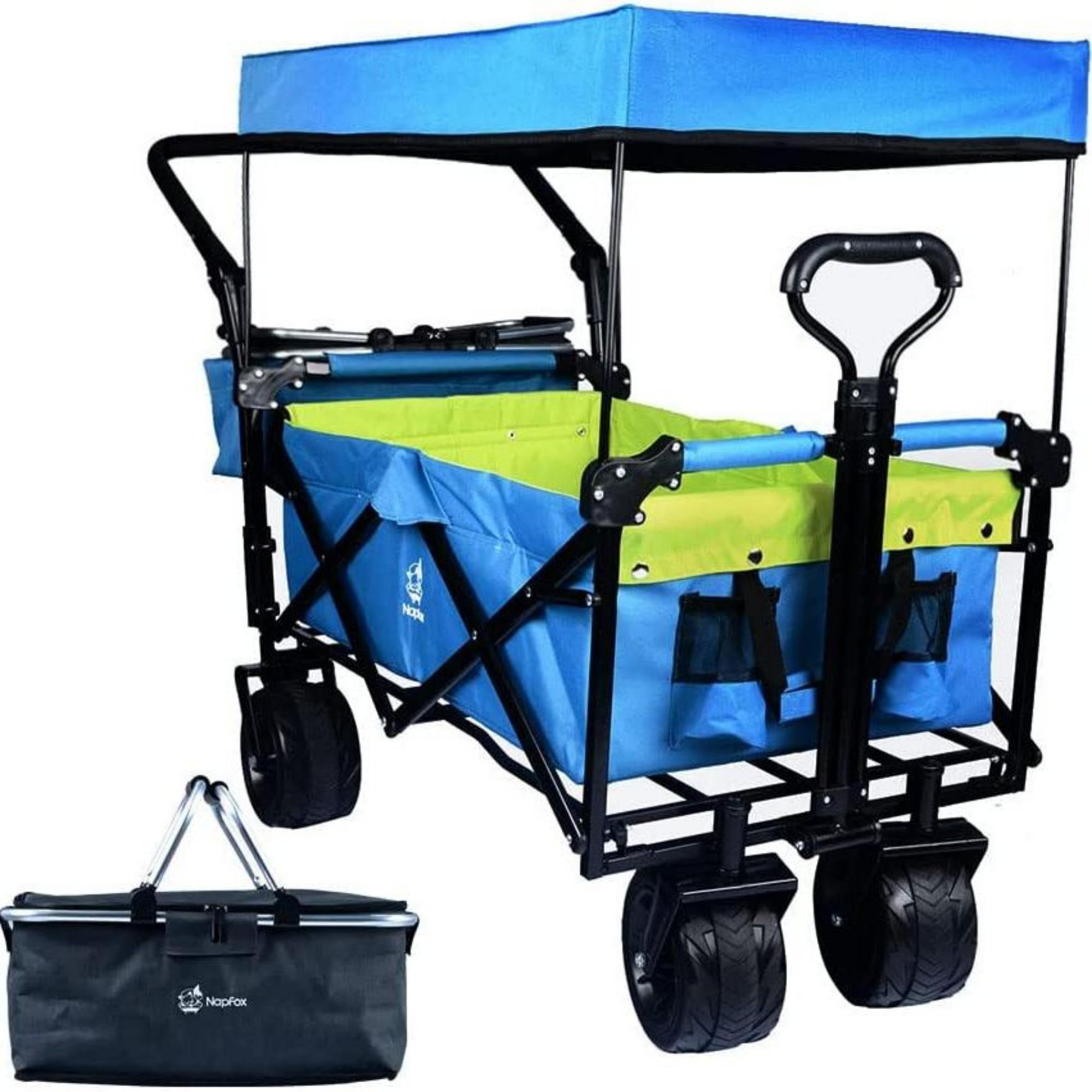 MINGT Steel Frame Foldable Camping Trolley Supports 220 lbs | Wayfair