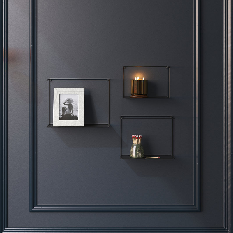 Joss & Main Avia 3 Piece Metal Accent Shelf & Reviews | Wayfair