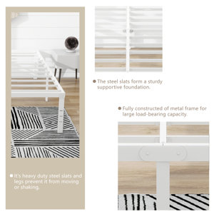 Alwyn Home Metal Platform Bed Frame & Reviews | Wayfair