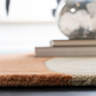 AllModern Tapis doré en laine touffeté à la main Abstract et ...