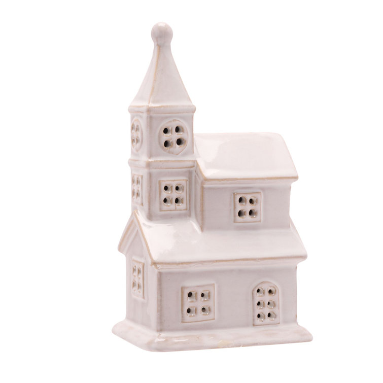 Astoria Grand LED Light Up Ceramic Church Decoration | Wayfair.co.uk