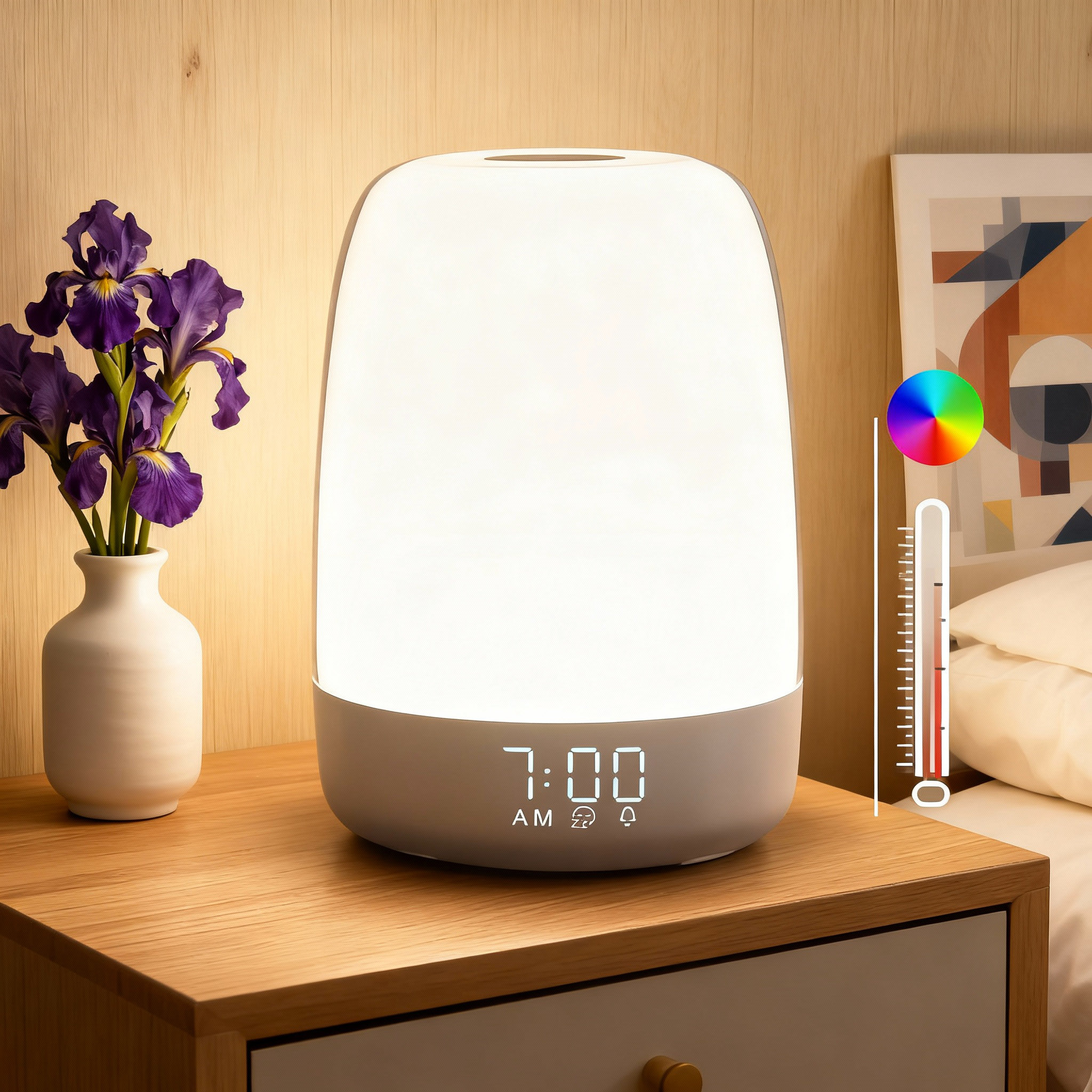 Ivy Bronx Touch Wake-Up Night Light & Sunrise Simulation Middleham For ...