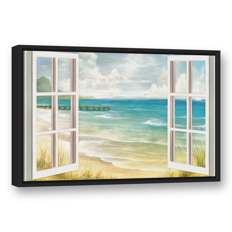 Sand & Stable™ Open Windows to Beach Paradise' - Wrapped Canvas Print ...