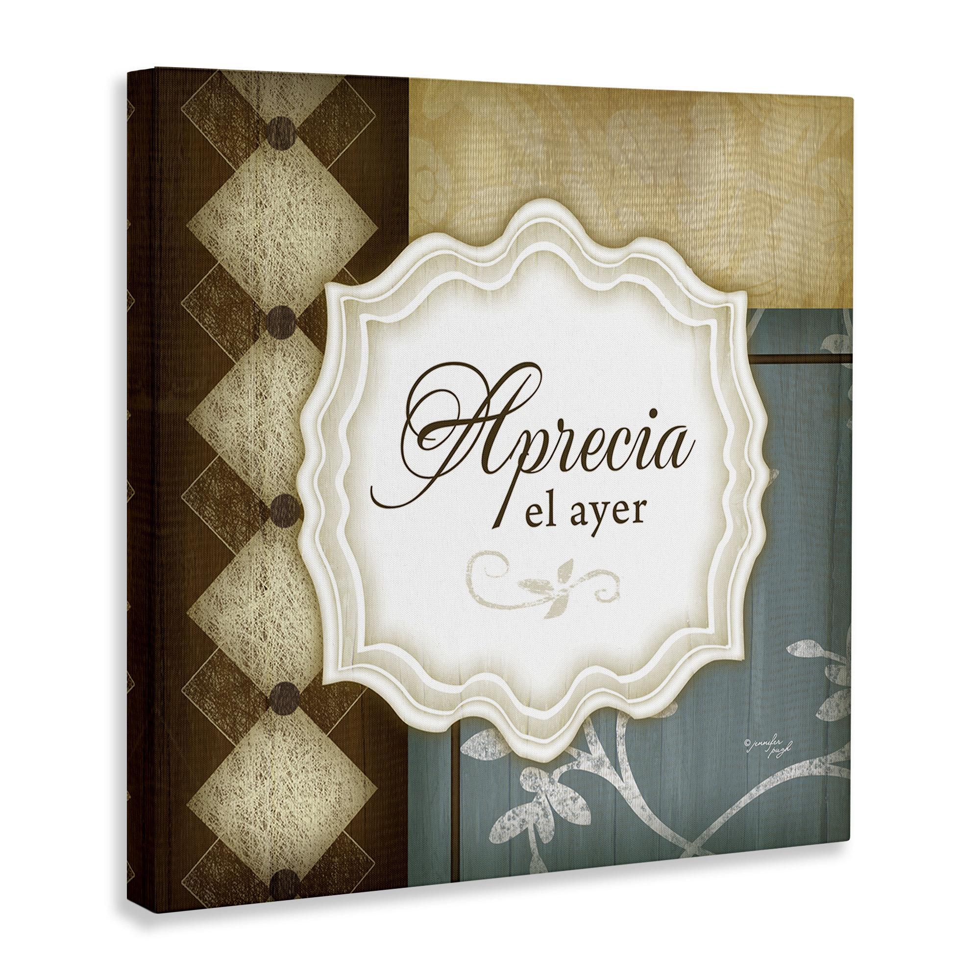 Winston Porter Aprecia el Ayer Canvas Wall Art by Jennifer Pugh | Wayfair