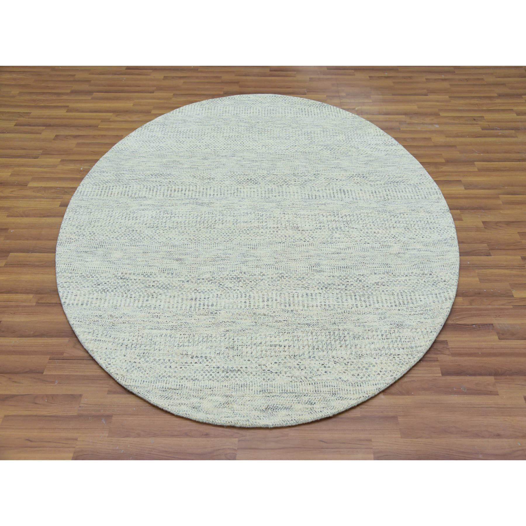 Isabelline Shaunel One-of-a-Kind 6' X 6' New Age Round Wool Area Rug ...