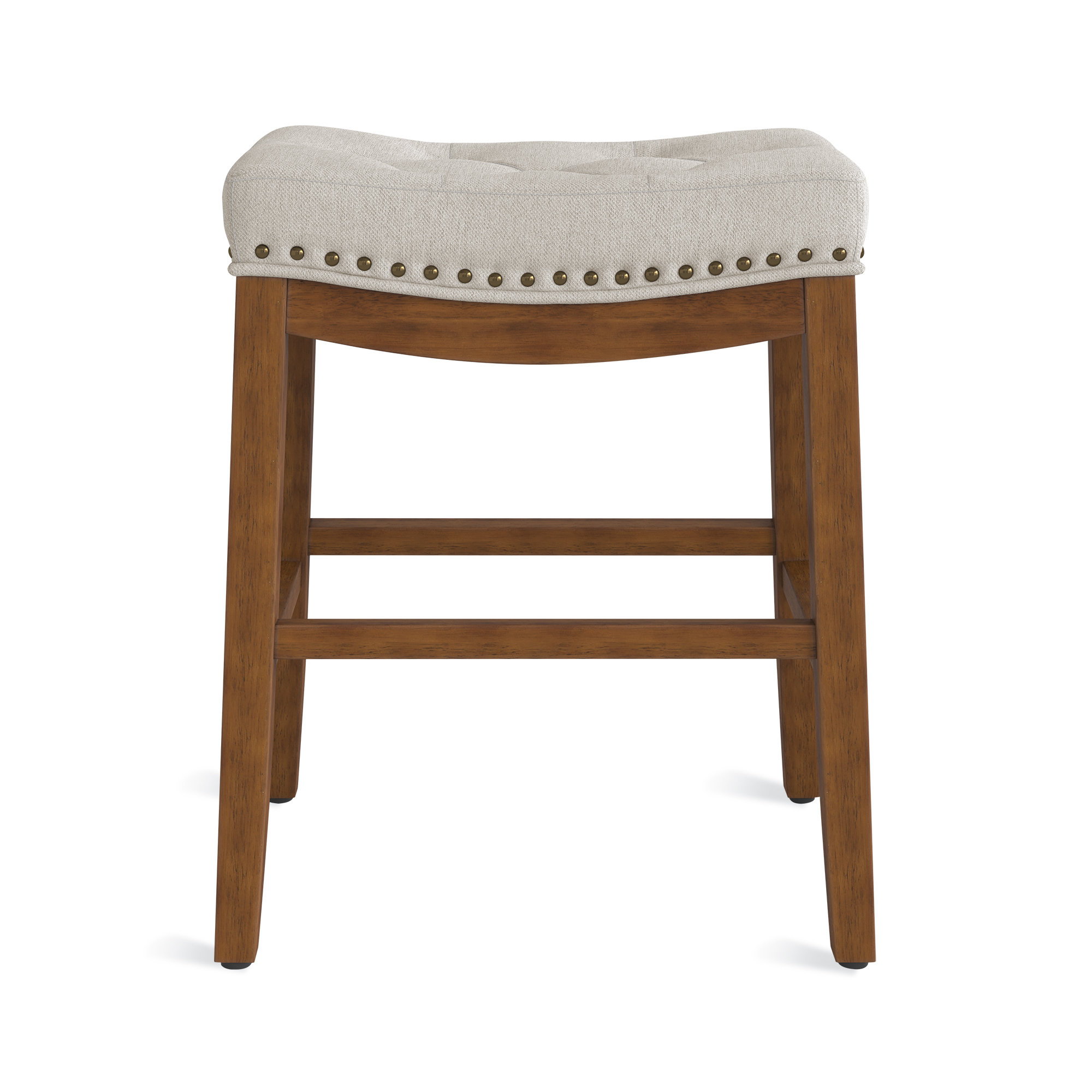 Winston Porter Bar Stools, 24 Inch Fabric Counter Height Bar Stools ...