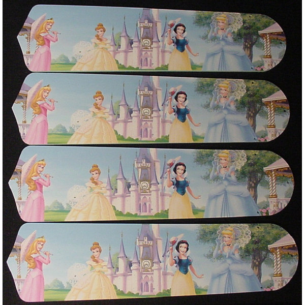 Ceiling Fan Designers 42SET-DIS-PPE Disney Princesses- Castle 42 in ...