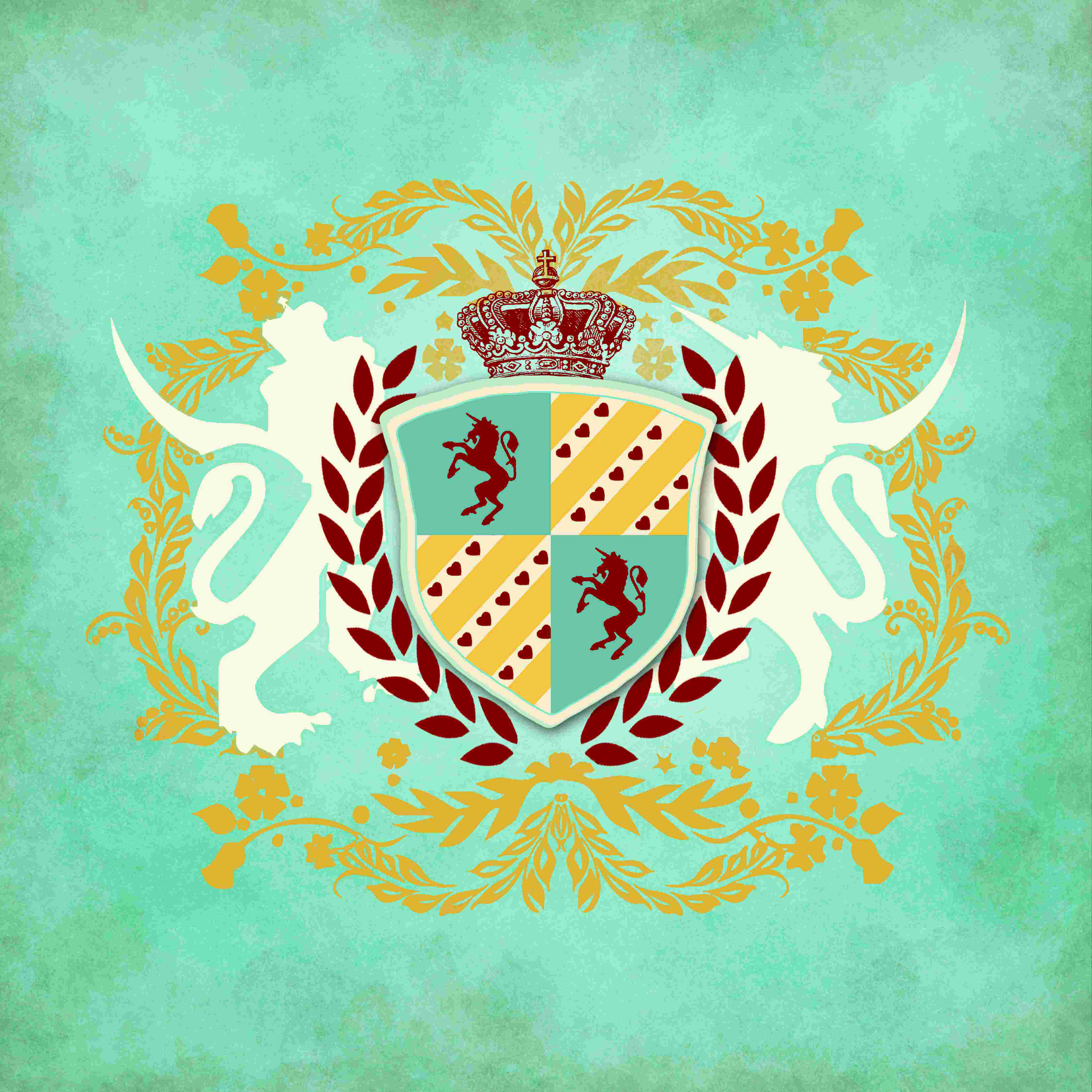 Charlton Home® Preppy Coat of Arms - Wrapped Canvas Print | Wayfair