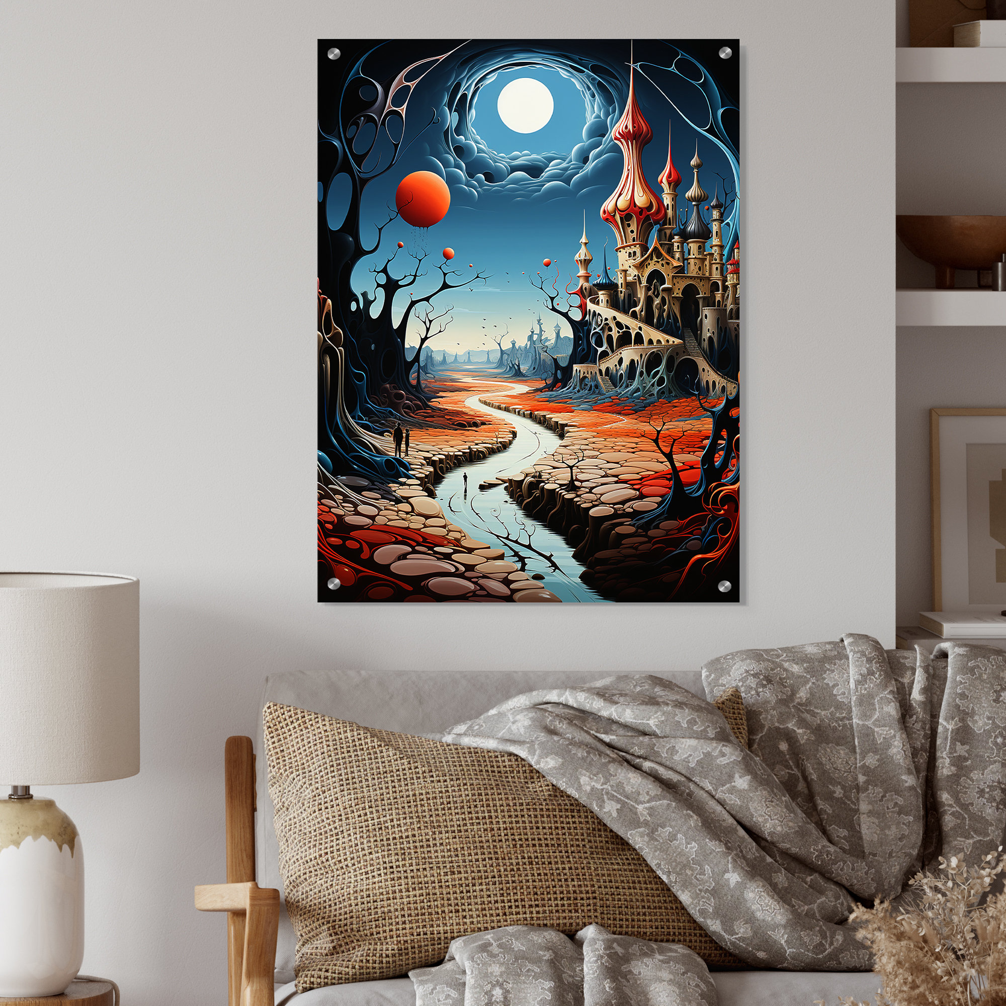 Design Art Surrealism Dalis Wonderland - Surrealism Acrylic Wall Art ...