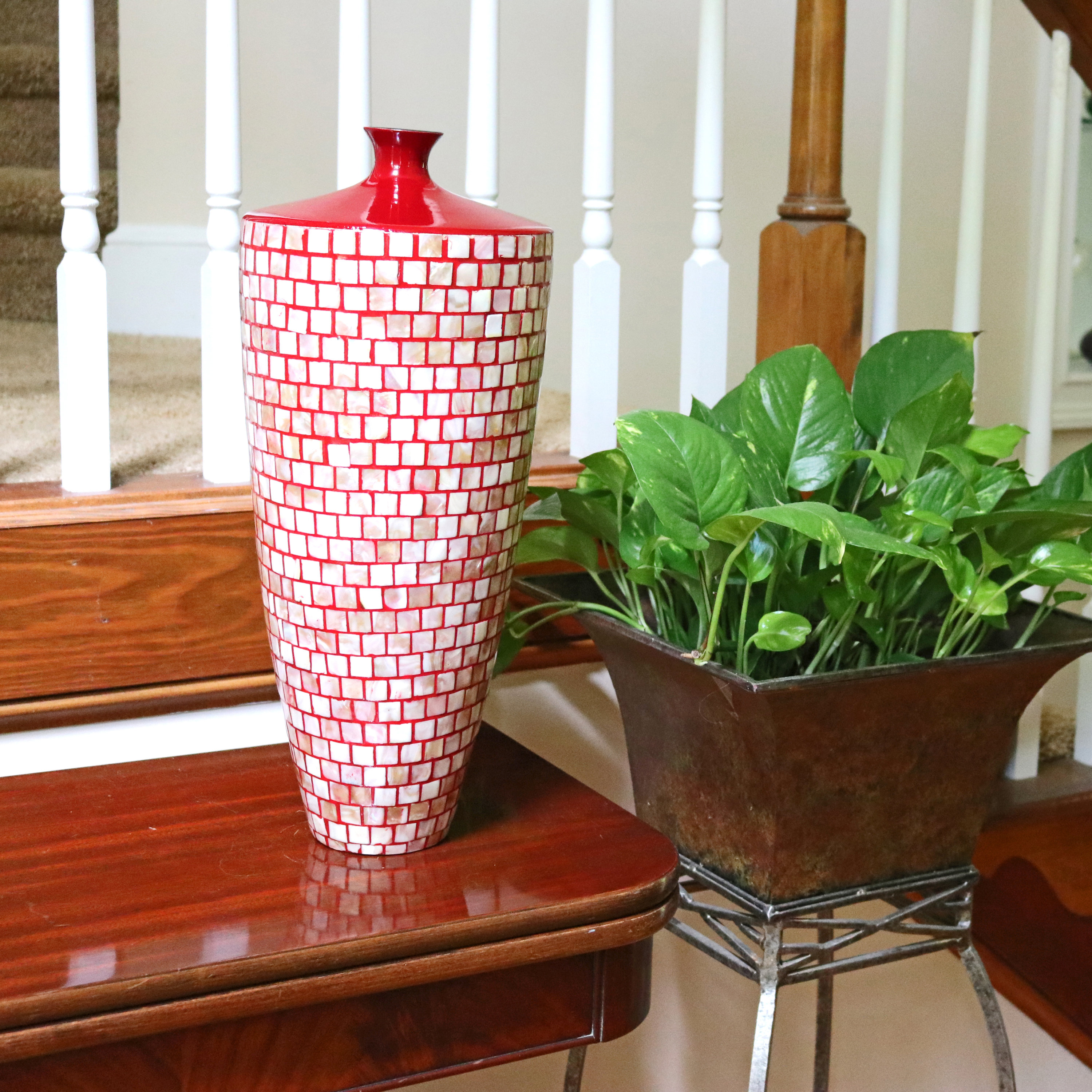 Murano Art Collection Aurora Ceramic Vase | Wayfair