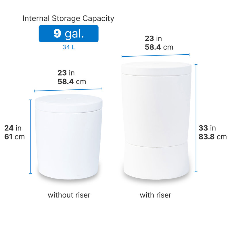 Step2 White Vero Plastic In-Pool Side Table and Umbrella Table Stand ...