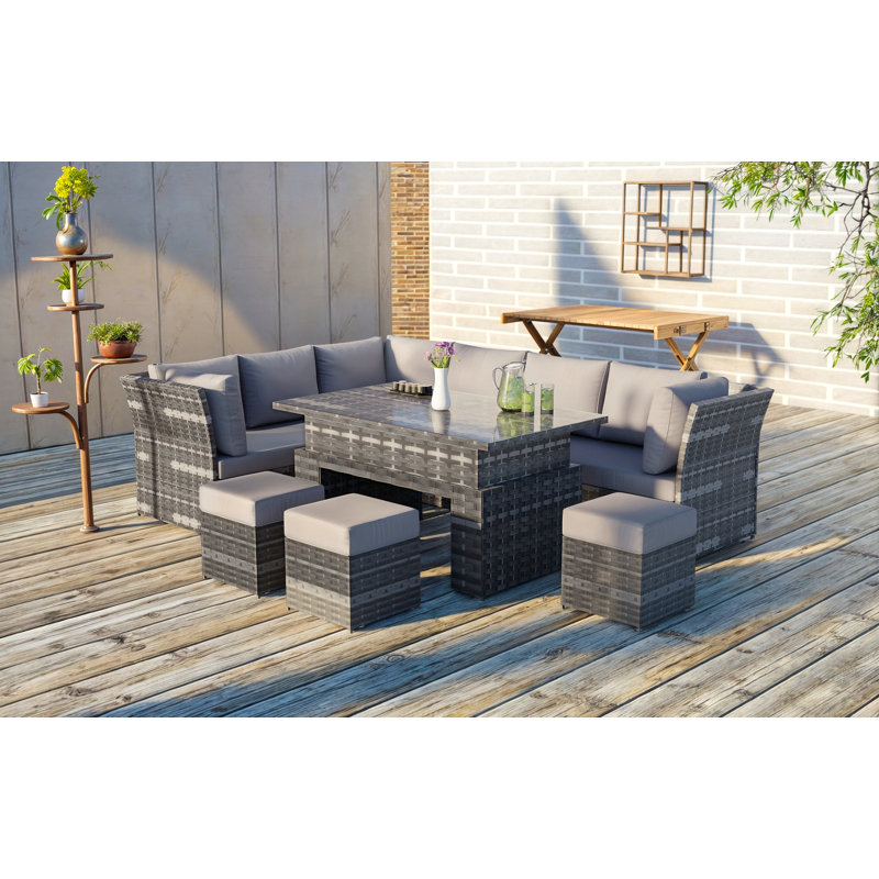ClassicLiving Winterton Outdoor Arm Reclining Rising Dining Table ...