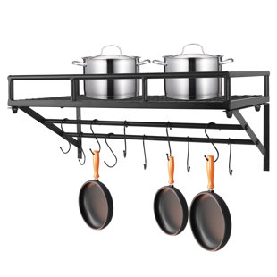 Black Pot Racks You'll Love | Wayfair